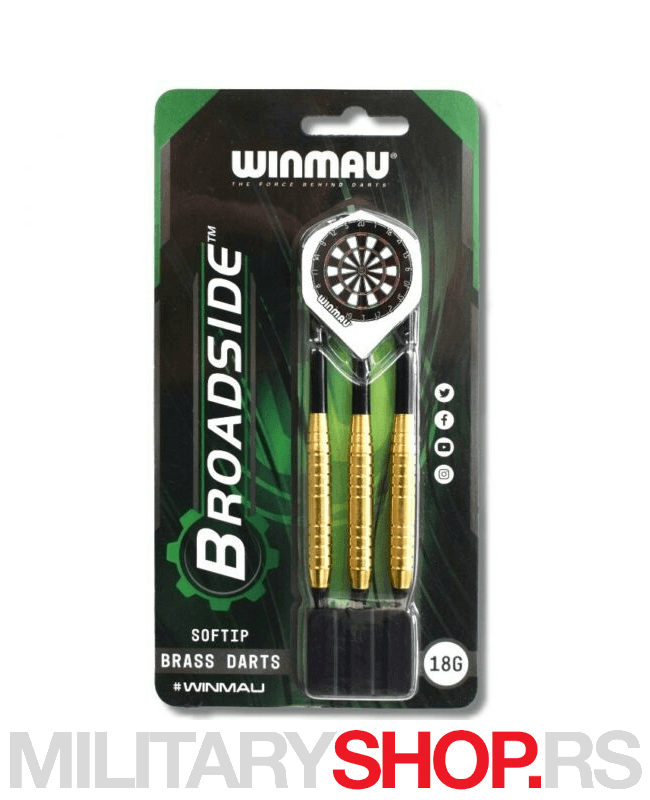 Soft strelice za pikado 18g Broadside