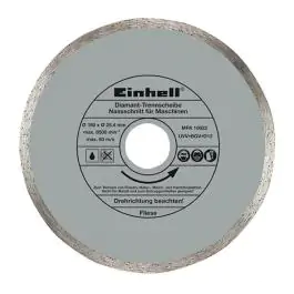 Dijamantska rezna ploča za keramiku i pločice 180x25,4x1.6mm Einhell