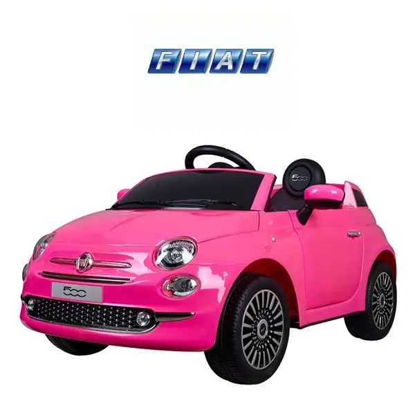 Dečiji auto na baterije FIAT 500 sa daljinskim 237 roze