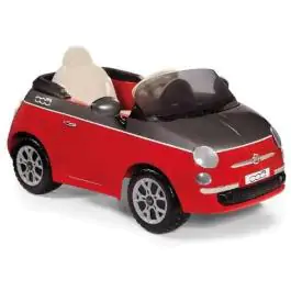 Auto za decu na akumulator crveno/siva Fiat 500 PerPerego