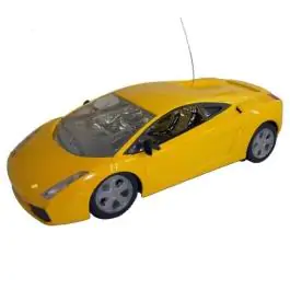 Fast automobil na daljinsko upravljanje žuti