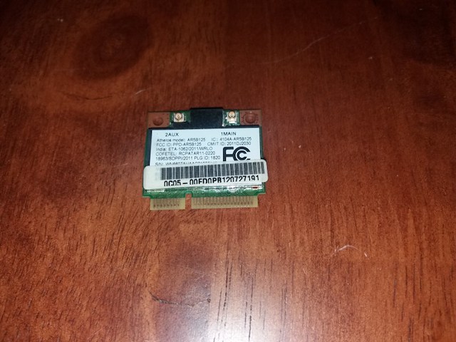 Wireless kartica AR5B125 , skinuta sa Acer 7250 laptopa