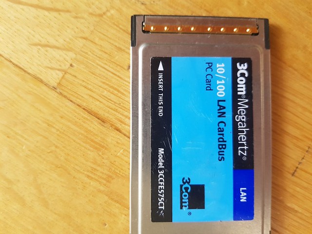 3COM PCMCIA mrezna kartica