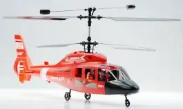 Helikopter na daljinsko upravljanje 2.4Ghz RTF Dauphin crveni E-SKY