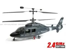 Helikopter na daljinsko upravljanje 2.4Ghz RTF Dauphin sivo-plavi E-SKY
