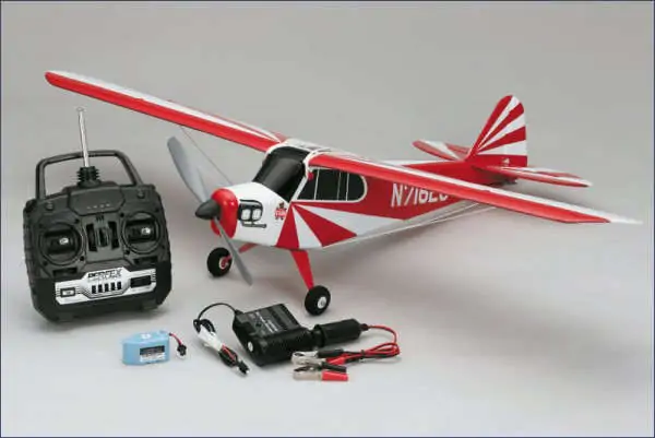 Avion na daljinsko upravljanje PIPER WING CLUB M2 KYOSHO crveni