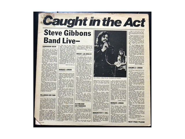 Steve Gibbons Band - Caught In The Act