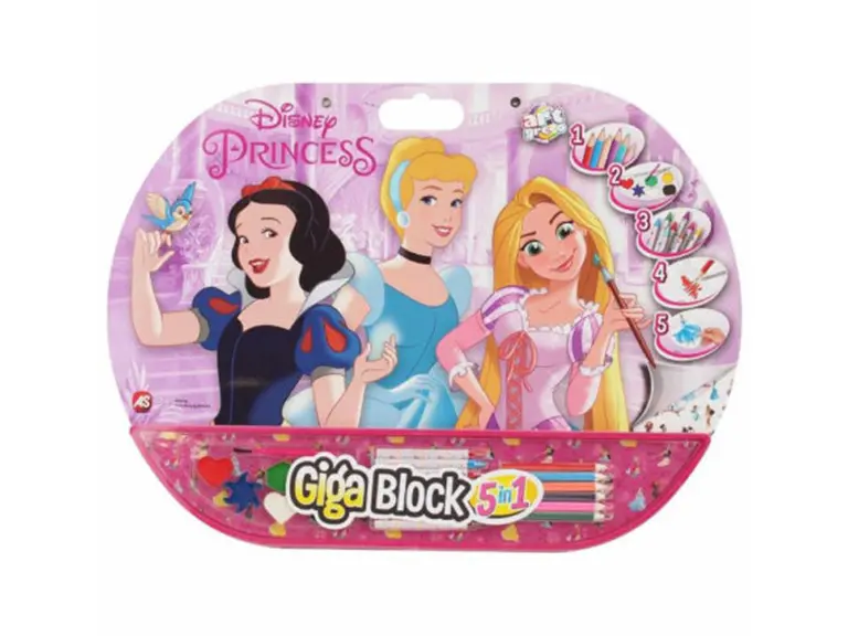 Kreativni set GIGA BLOCK 5u1 - Princess (AS27164)