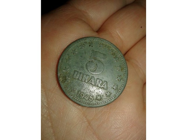 5 DINARA IZ 1945 RATNE