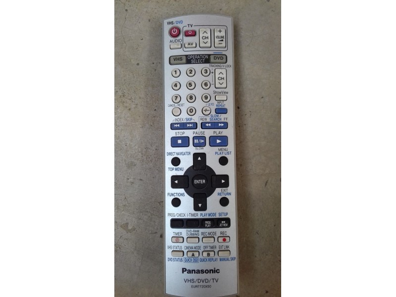 Panasonic VHS DVD TV EUR7720X50