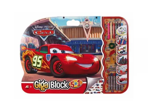 Kreativni set GIGA BLOCK 5u1 - CARS (AS27041)