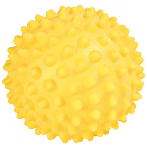 Ježasta loptica za pse 16 cm Žuta