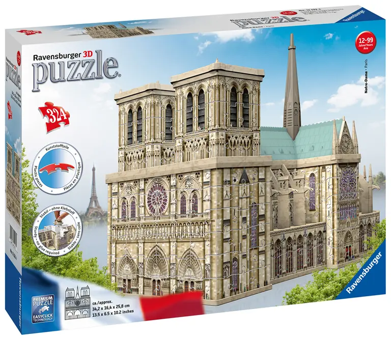 Ravensburger Ravensburger 3D puzzle (slagalice) - Notre Dame (RA12523)