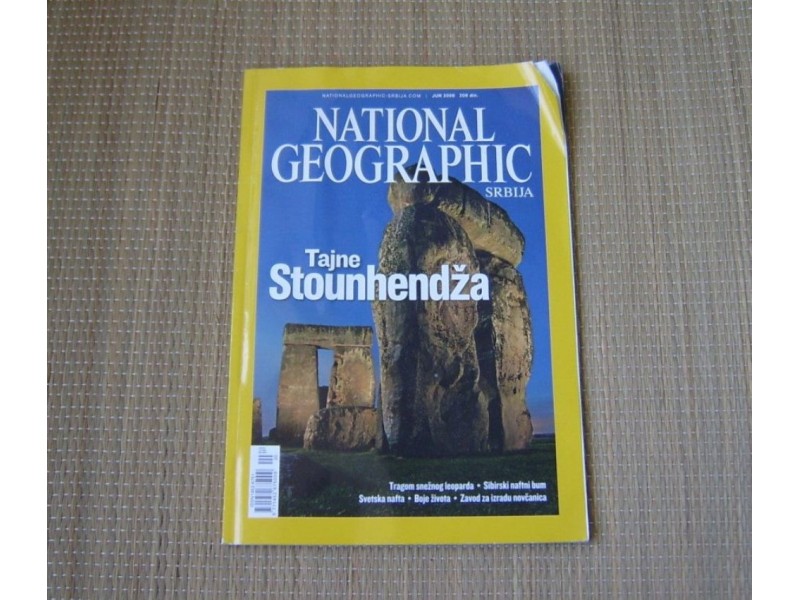 National Geographic-SRB /Jun 2008. / Tajne Stounhendža