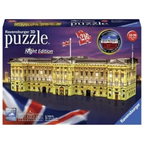 Ravensburger 3D puzzle - Bakingemska palata noćno izdanje (RA12529)