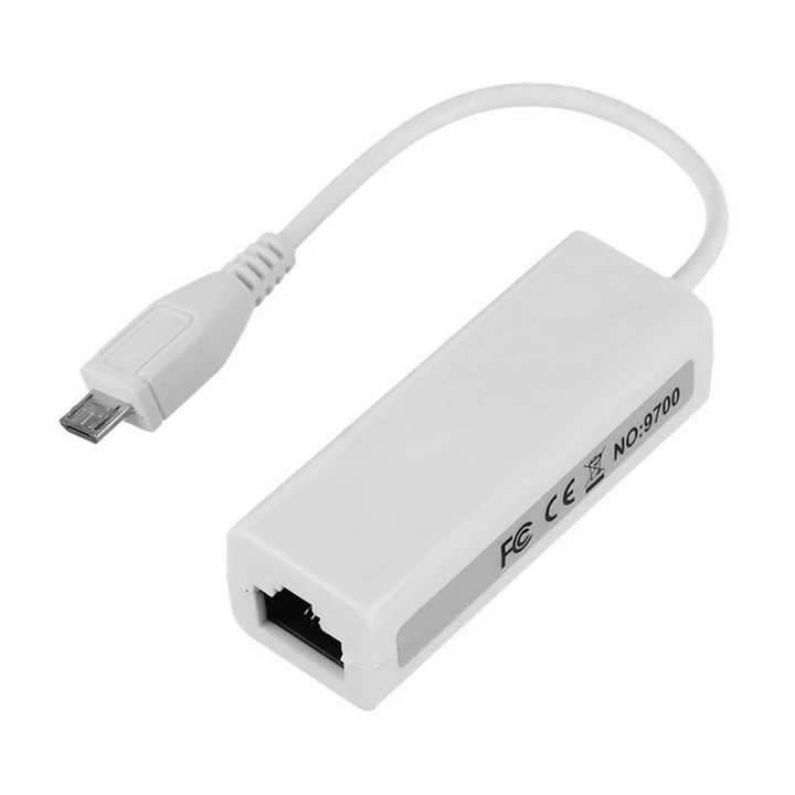 Kabl USB 2.0 BM micro - RJ45 F, 10/100Mbit/s