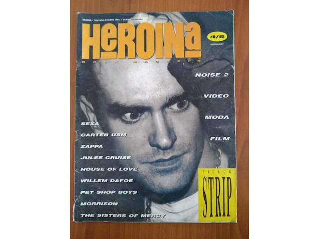 HEROINA - ROCK MAGAZIN BROJ 4/5 - 1991.GOD.