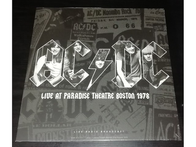 AC/DC ‎– Live at Paradise Theatre Boston 1978 (LP)