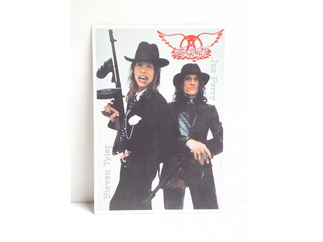 Razglednica Aerosmith Steven Tyler i Joe Perry