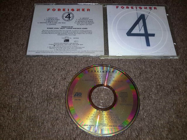 Foreigner - 4 , ORIGINAL (Gold CD)