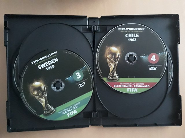 DVD Istorijat fudbalskih prvenstava diskovi 1 - 6