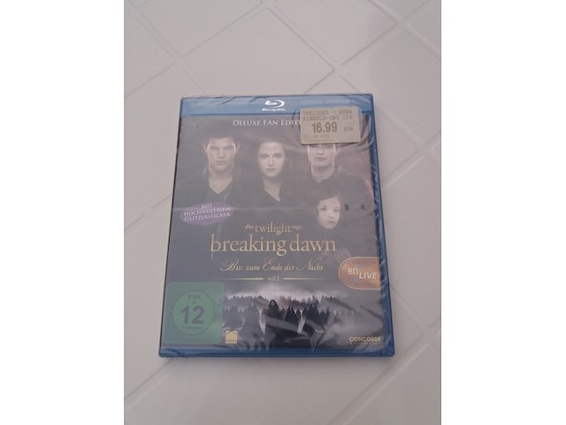 Twilight Saga: Breaking Dawn Part 2 NOVO BLU-RAY