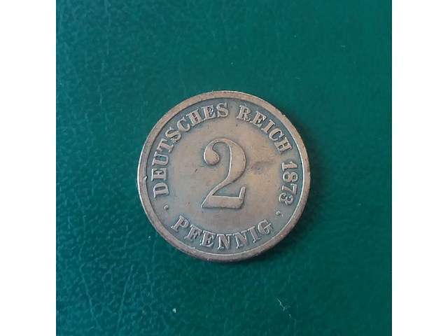 2 PFENNIG 1873 D