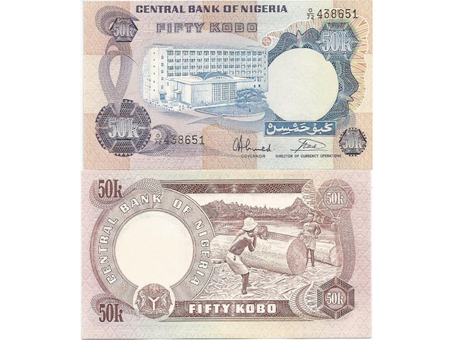 Nigeria Nigerija 50 kobo 1973. UNC