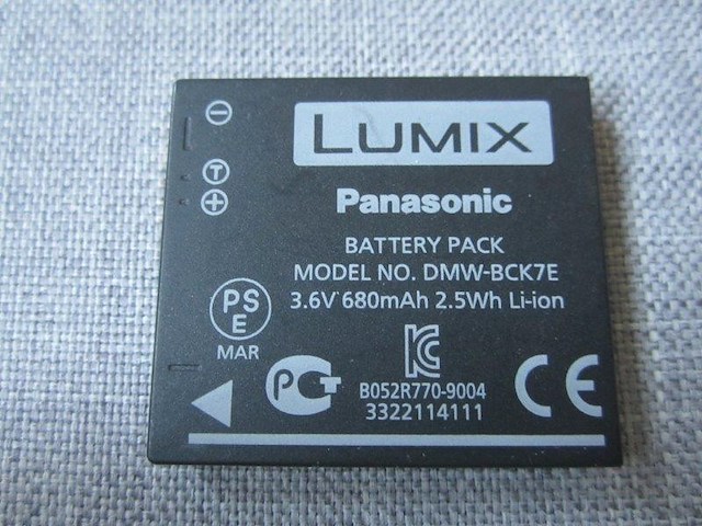 Panasonic Lumix baterija DMW-BCK7E za fotoaparate