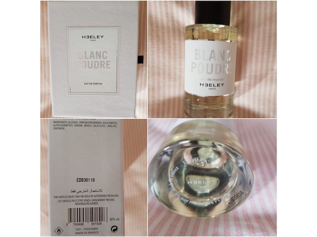 James Heeley Blanc Poudre parfem, original