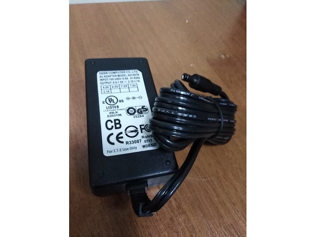 AC adapter DEER COMPUTER CO. 6-7.5V 2.15-1.7A