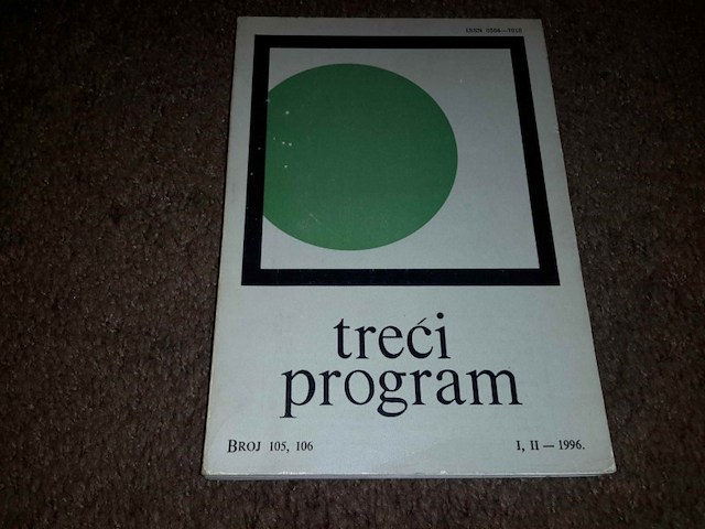 Treći program broj 105, 106