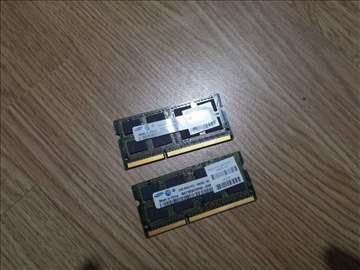 DDR 3 2x2GB ram memoraja za laptop