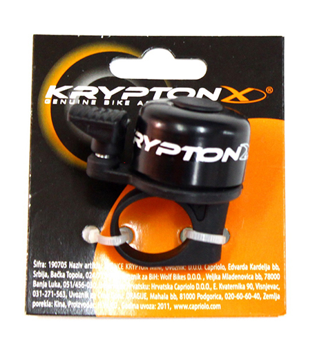 KRYPTON MINI ZVONCE -CRNO