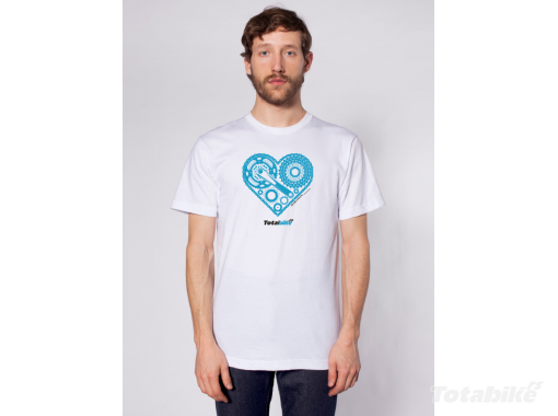 Totalbike muška majica - biciklistički delovi srce
