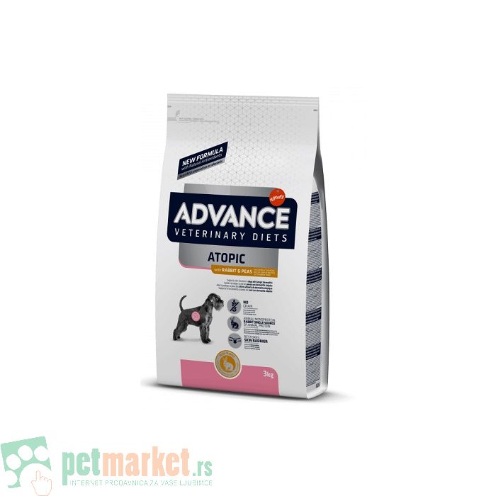 Advance Veterinary: Hrana za pse sa problematičnom kožom Atopic Derma, 3 kg