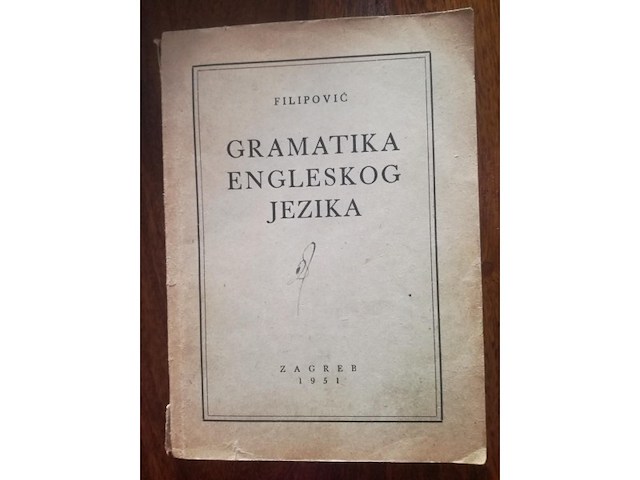 Gramatika engleskog jezika Filipović 1951.