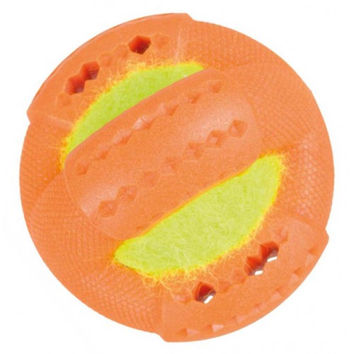 Prsten sa tenis lopticom narandžasta