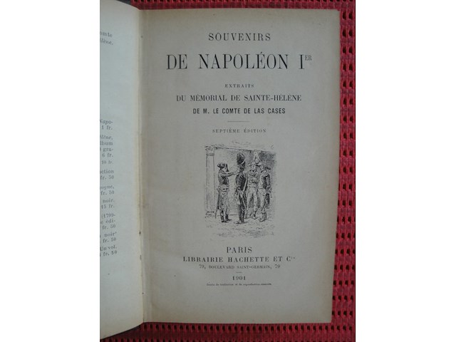 Souvenirs De Napoléon 1er
