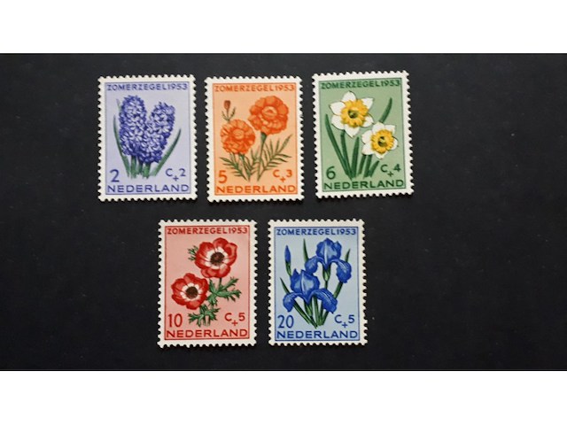 Holandija 1953. - Flora - Cveće * Kompl. serija
