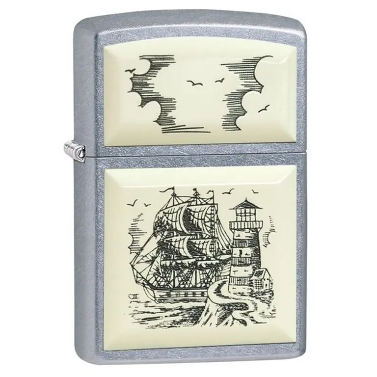 Zippo Zippo upaljac - SCRIMSHAW SHIP (29397)