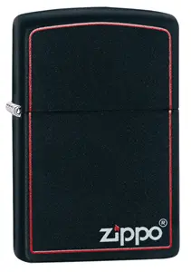 Zippo ZIPPO UPALJAČ - MATTE BLACK/RED BOR (218ZB)