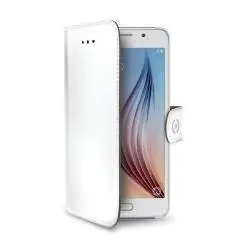 Celly CELLY Futrola na preklop za GALAXY S6 bela (WALLY490WH)