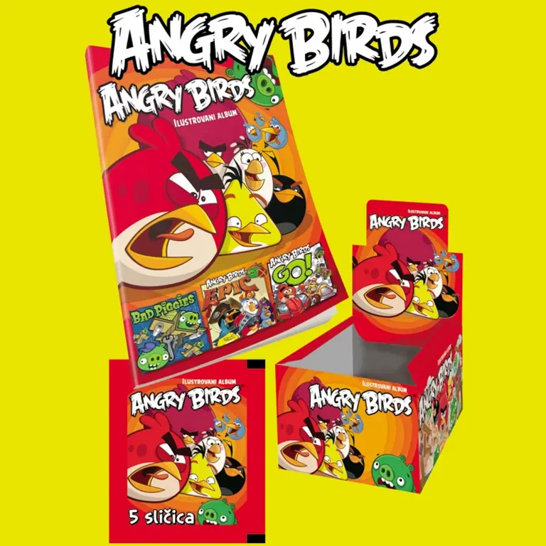 ANGRY BIRDS ALBUM ZA SLIČICE