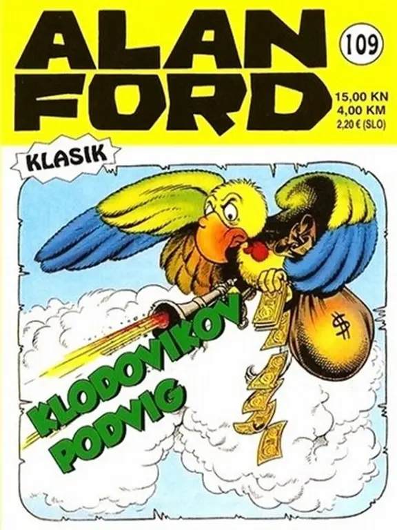 Strip agent ALAN FORD KLASIK 109: KLODOVIKOV PODVIG