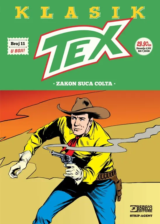 Strip agent Tex klasik 11: Zakon suca Colta