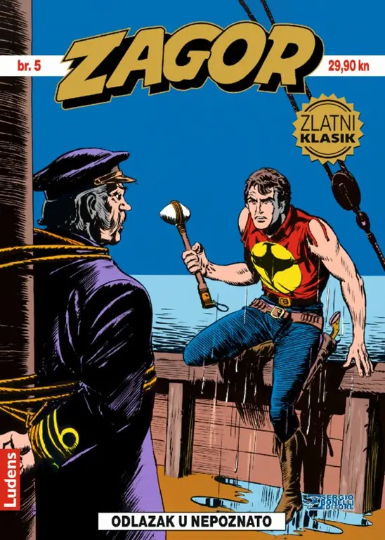 Ludens ZAGOR ZLATNI KLASIK 5: ODLAZAK U NEPOZNATO (KORICA C)