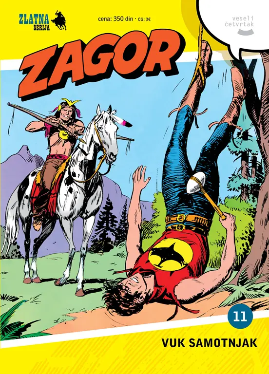 Veseli Četvrtak Zlatna serija 11 - Zagor, Vuk samotnjak (korica A)