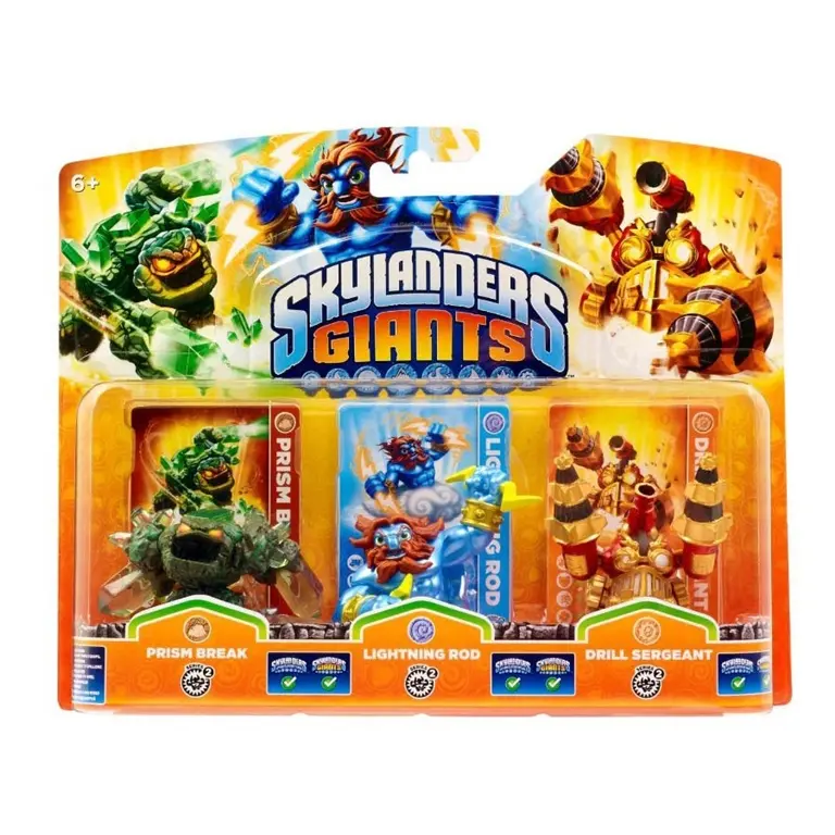 SkyLanders Skylanders GIANTS Triple Pack E (Prism Break + Lightening Rod + Drill Sergeant) 84566EU