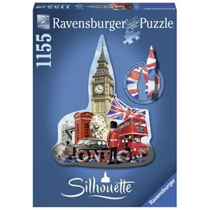 Ravensburger Ravensburger puzzle 800-1200 delova - Big Ben silueta (16155)